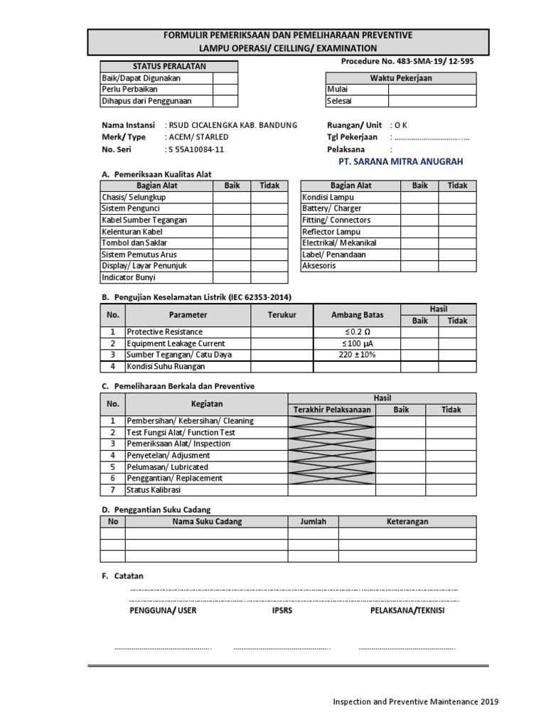Lampu Operasi 3 PDF | PDF