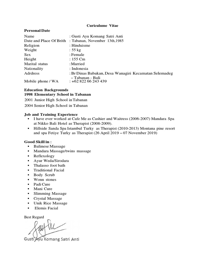 CV and Application Latter | PDF | Self-Improvement | Wellness