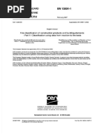 Euroclass EN 13501-1 Fire Classifications | PDF | Firefighting | Hazards