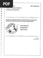 IATF 16949 Clause Overview | PDF | Iso 9000 | Quality Management