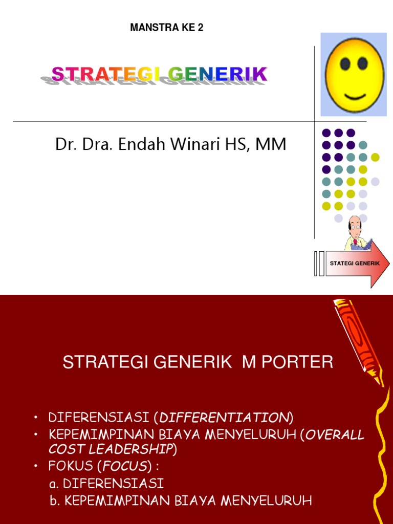 Strategi Generik Glueck & Porter | PDF