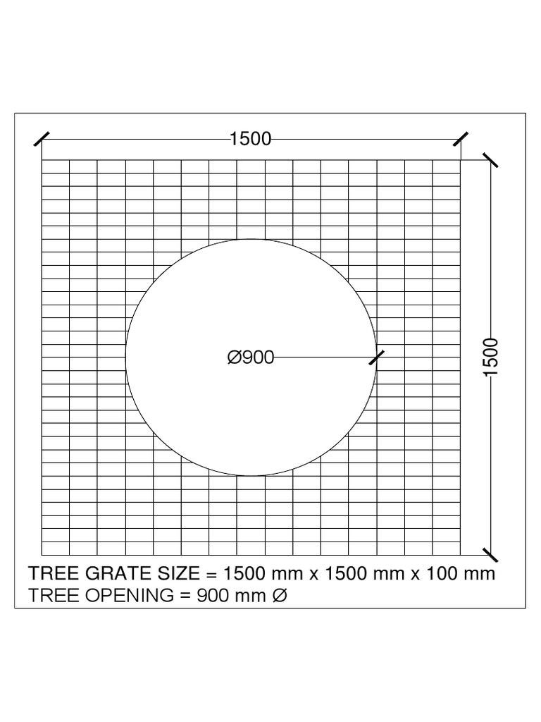 Tree Grating Dimensions-Model PDF | PDF