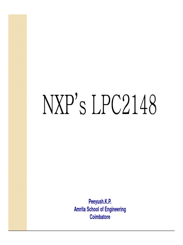 LPC2148 Architecture and PLL Configuration | PDF | Analog To Digital ...