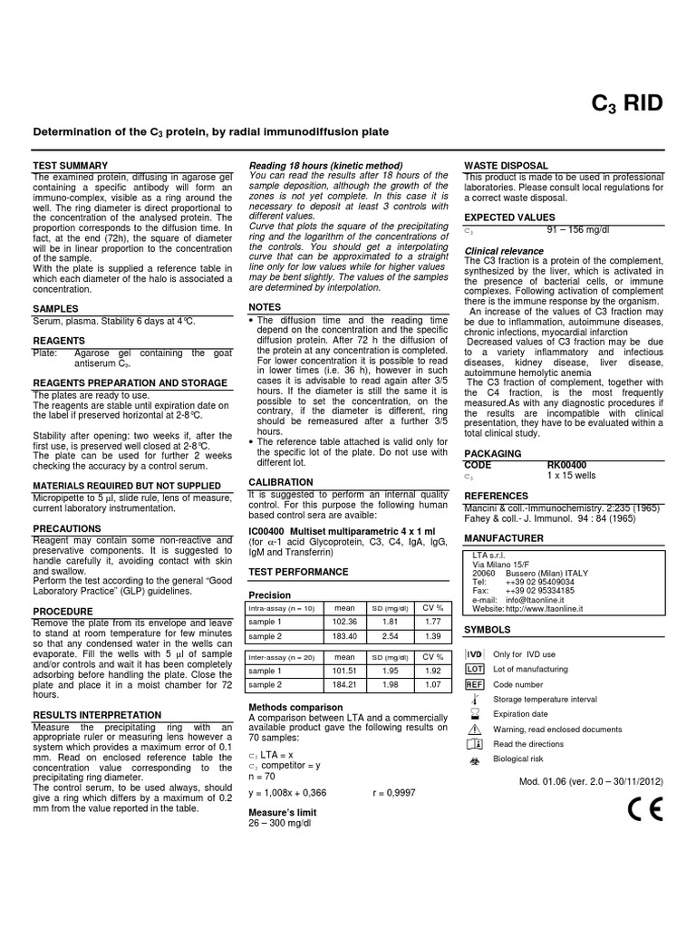 C3 | PDF | Complement System | Proteins