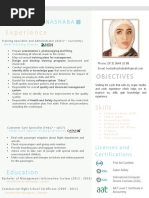 Fatima CV Example | PDF | Engineering | Teachers