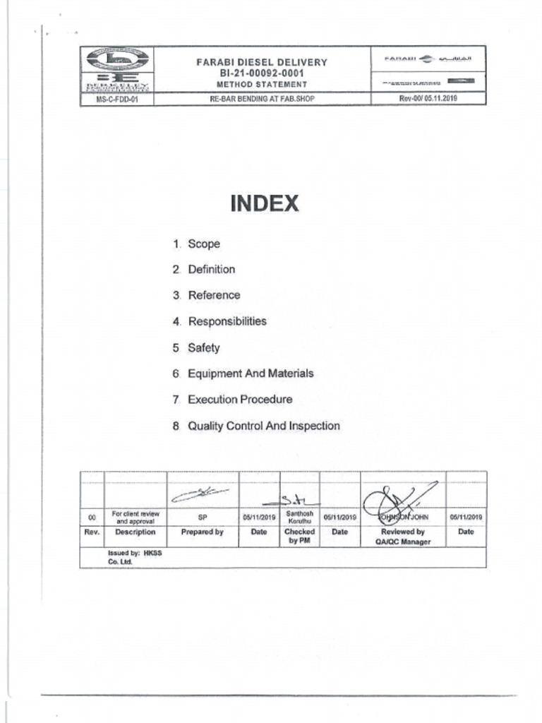 MS Bar Bending Schedule | PDF