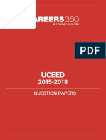 UCEED 2022 Original Past Paper With Solutions (Part A - B) | PDF | Circle | Drawing