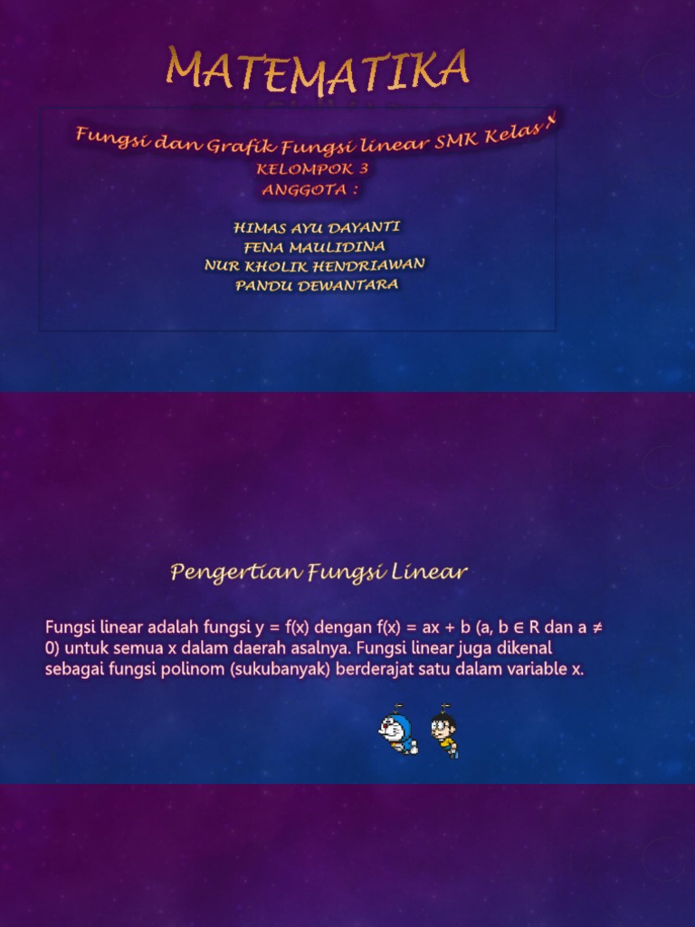 Presentasi Matematika | PDF