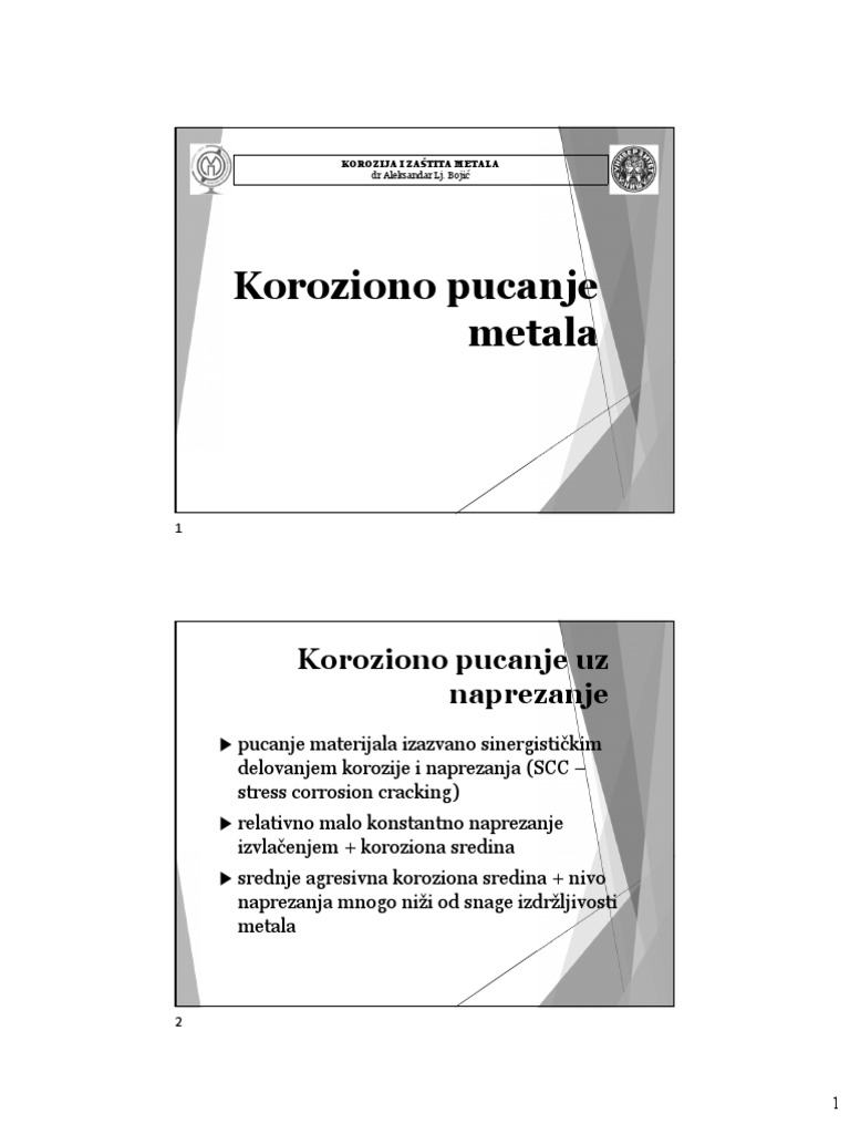 6 - Koroziono Pucanje Metala | PDF