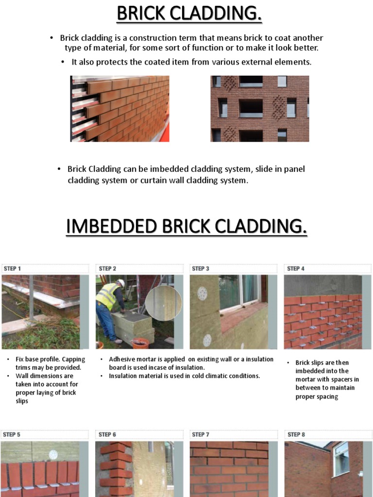 Brick Cladding | PDF | Wall | Brick