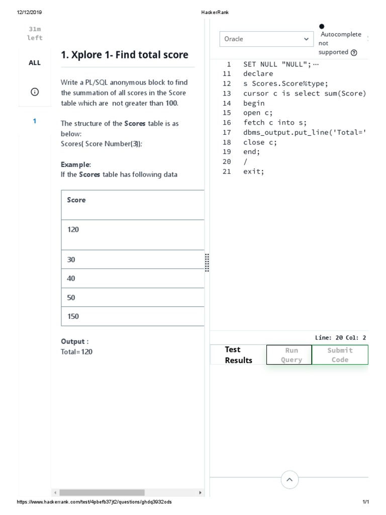 PLSQL 2 | PDF | Pl/Sql | Computer Data