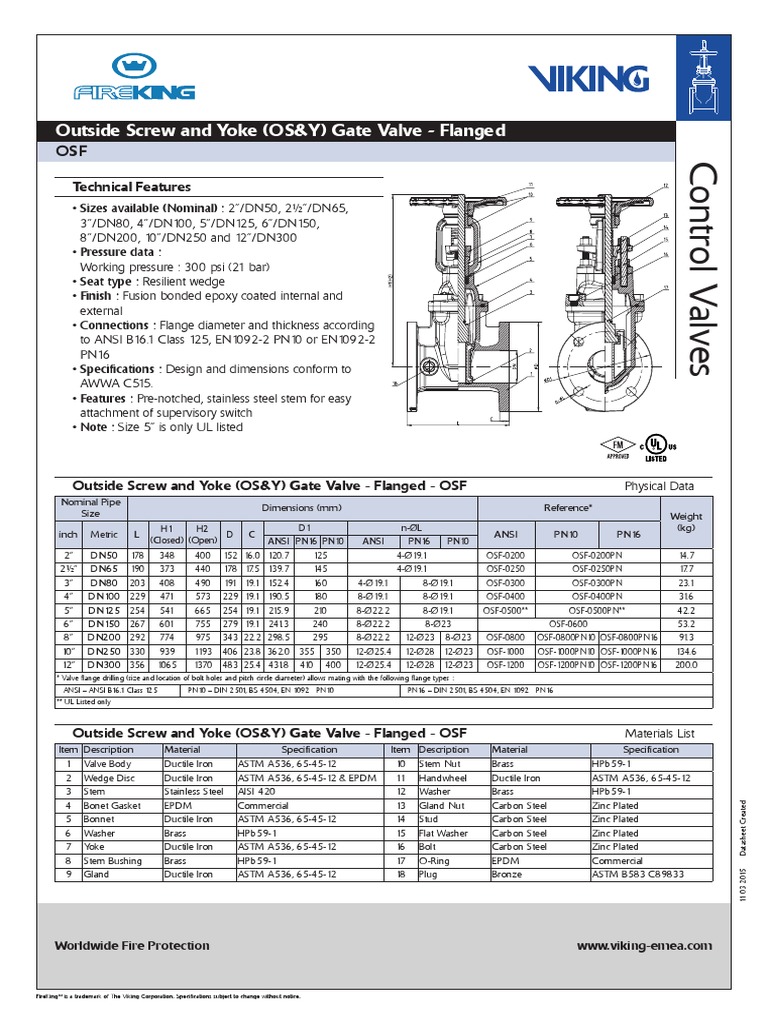 Fireging Viking VC Con Os&y PDF | PDF | Valve | Plumbing
