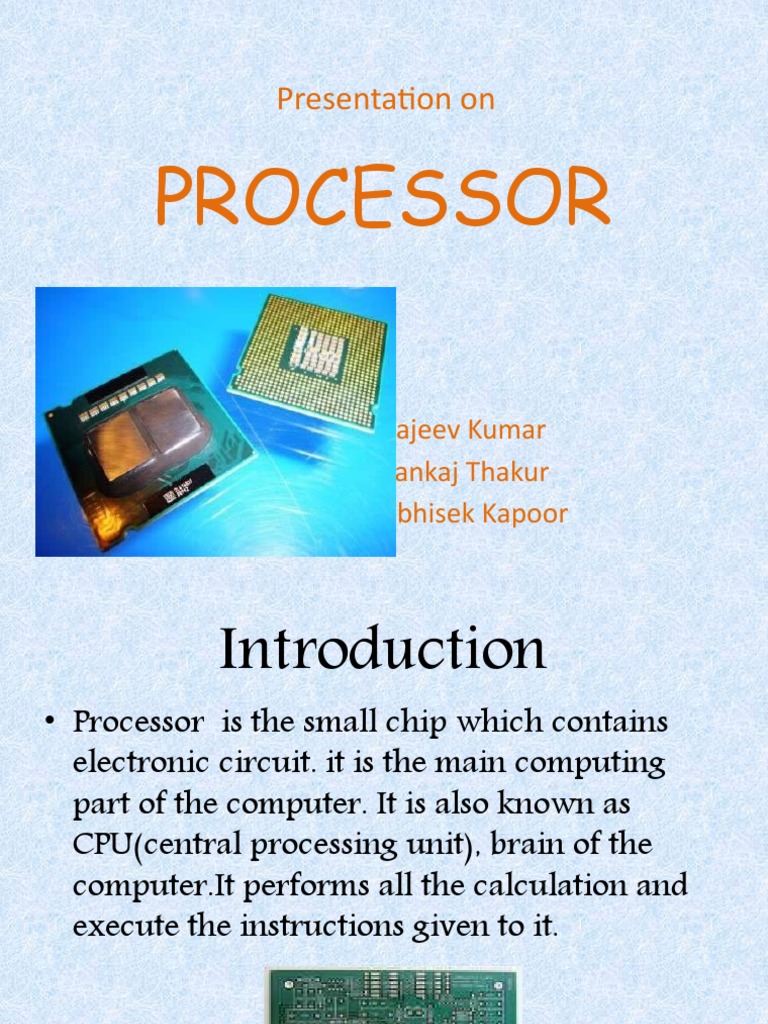 Pankaj | PDF | Multi Core Processor | Central Processing Unit
