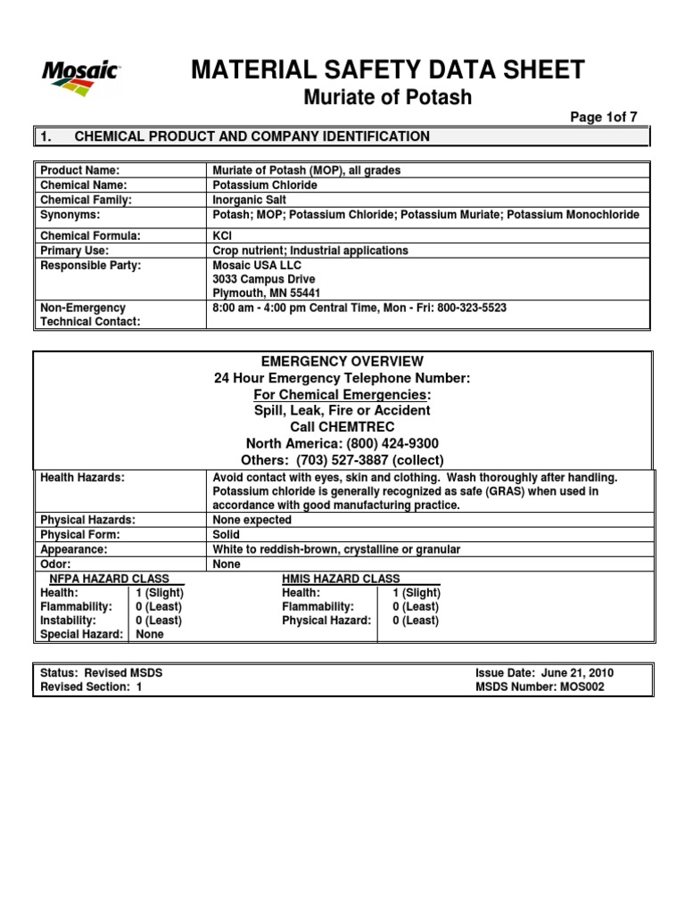 Kalium Kromat | PDF | Personal Protective Equipment | Potassium Chloride