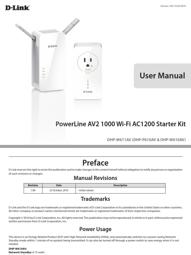 PowerLine AV2 Manual | PDF | Ip Address | Wi Fi