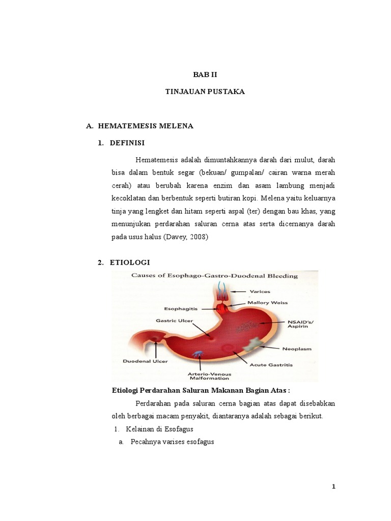 Hematemesis Melena | PDF