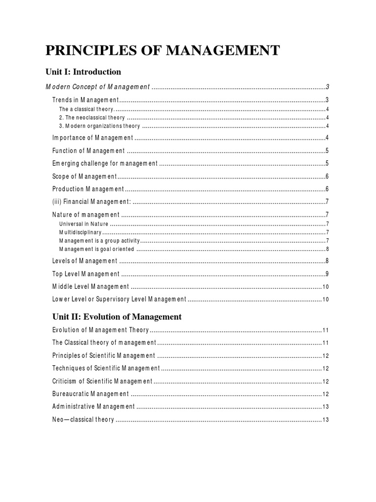 Pom Unit 1 PDF | PDF | Board Of Directors | Marketing