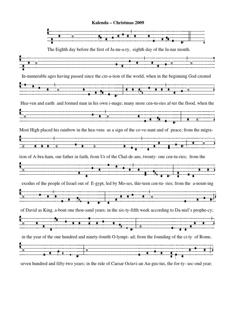 02 - Kalenda - English - 2009 PDF | PDF