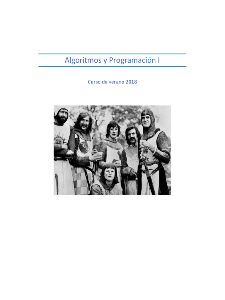 Algoritmos y Programacion Python | PDF | Lenguaje de programación ...