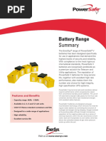 Enersys Selection Guide | PDF | Battery Charger | Rechargeable Battery