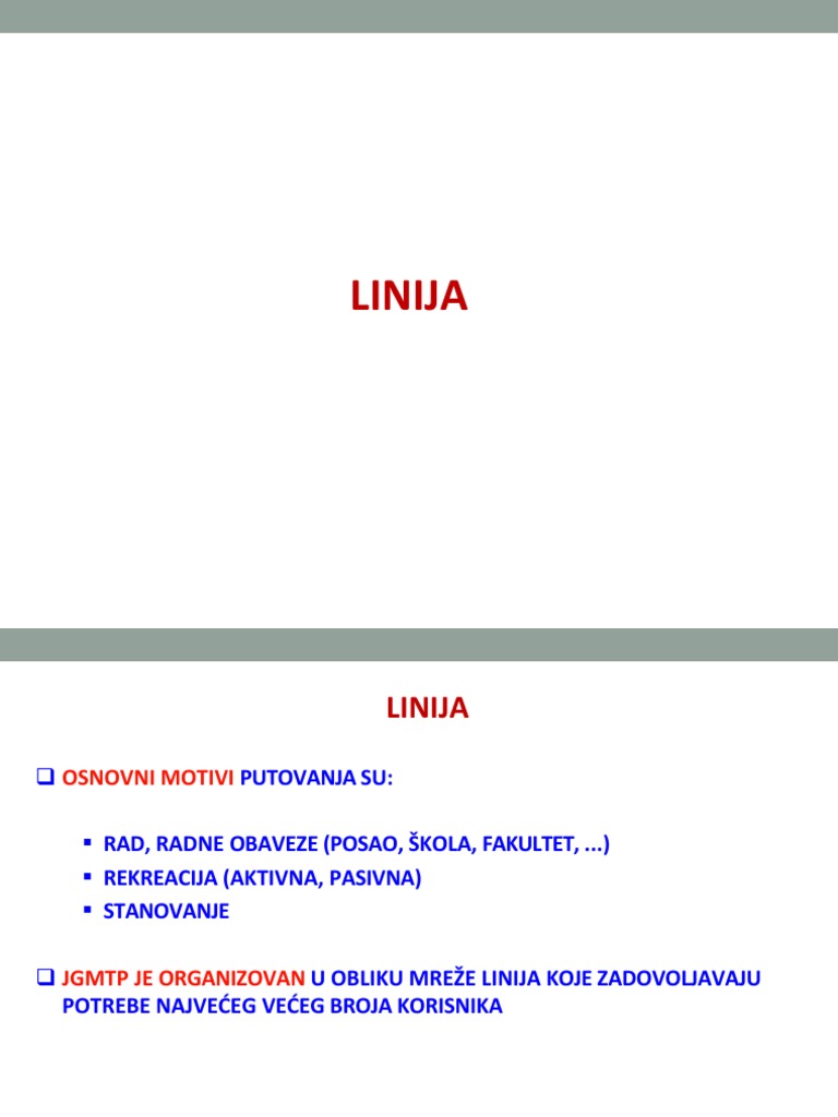 STATIČKI I DINAMIČKI ELEMENTI LINIJE Upl | PDF