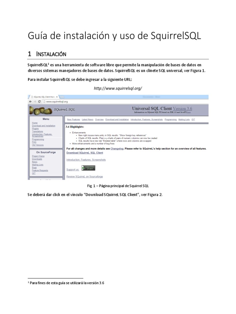 Guia de Uso Squirrel SQL | PDF | SQL | Microsoft Windows