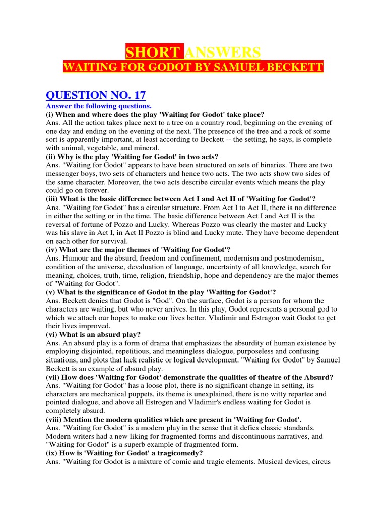 Short Answers Pdf