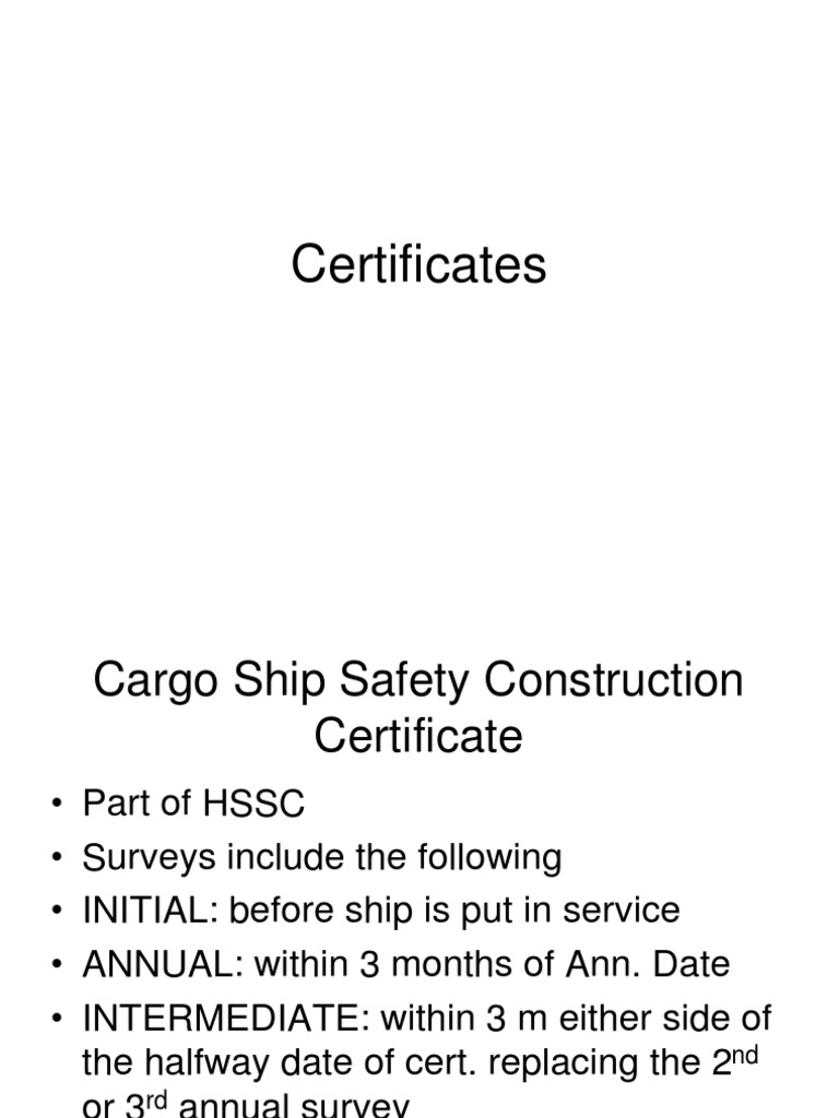 Certificates | Download Free PDF | Ships | Oil Tanker