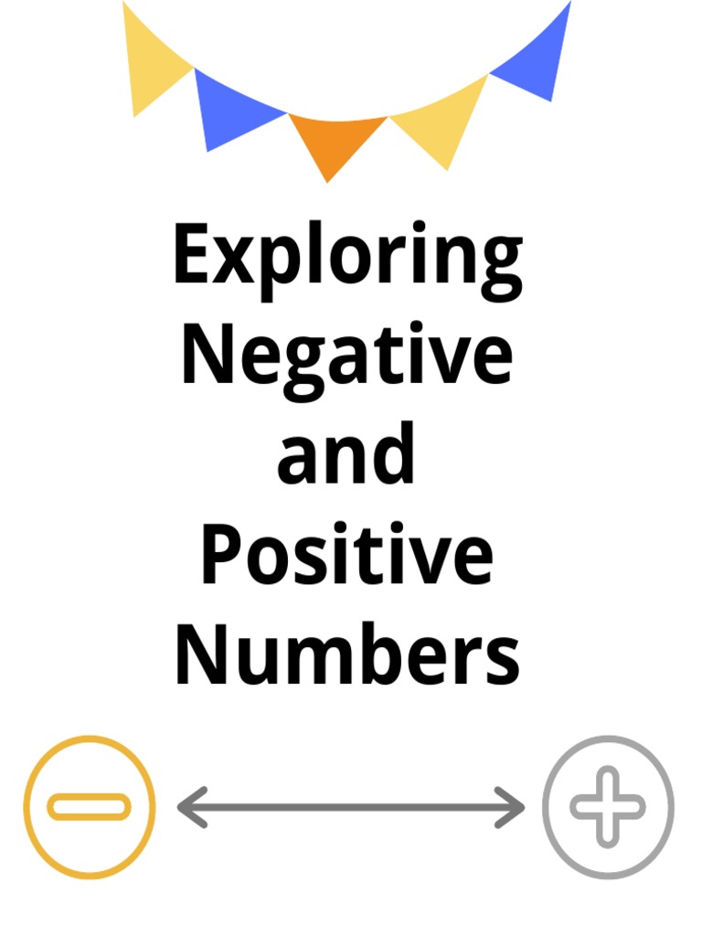 Exploring Negative and Positive S | PDF | Elementary Mathematics ...