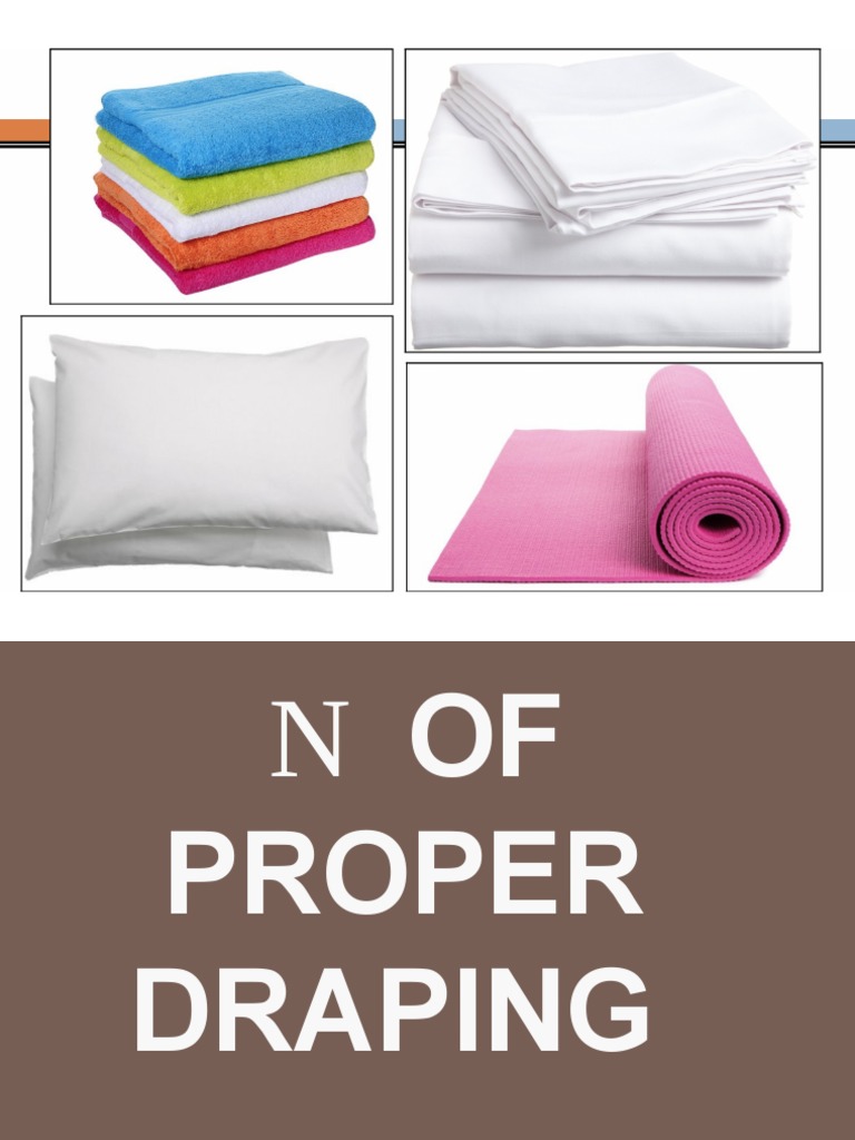 Application of Proper Draping Final Demo | PDF | Abdomen | Pelvis