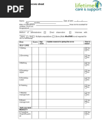 WeeFIM Score Sheet (MS Word) | PDF | Wheelchair | Clinical Medicine