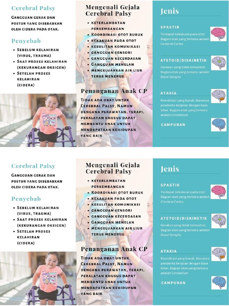 Leaflet Cerebral Palsy | PDF