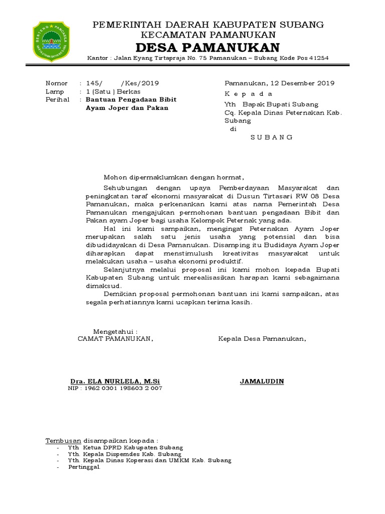 Proposal Budidaya Ayam Joper | PDF