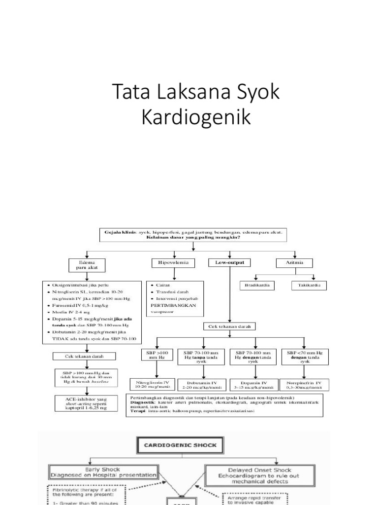 Tata Laksana Syok Kardiogenik | PDF