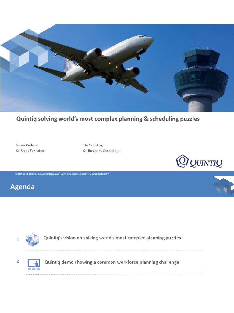 Quintiq PTE Showcase 2014 PDF | Download Free PDF | Mathematical ...
