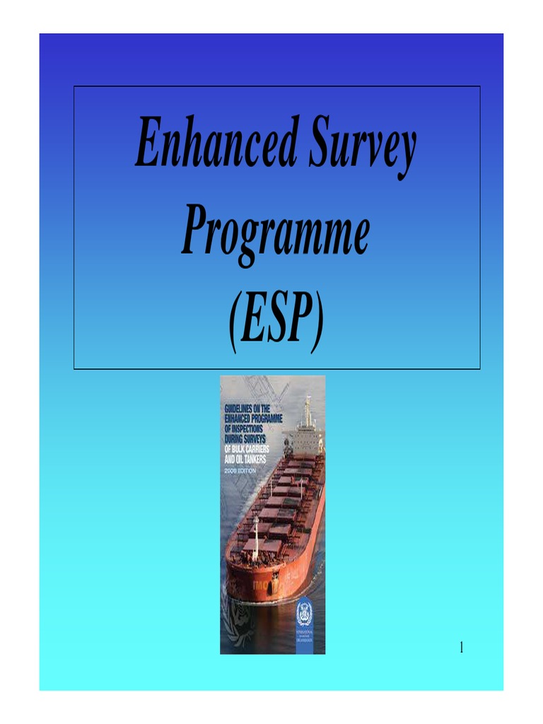 Enhanced Survey Programme PDF | PDF | Oil Tanker | Water Transport