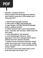 PMN Portal Hospital Training - Rawat Inap | PDF