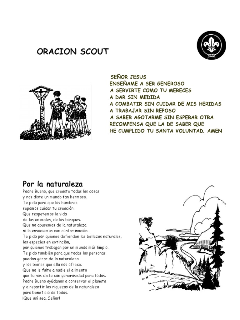 Oracion Scout | Oración | María, madre de Jesús