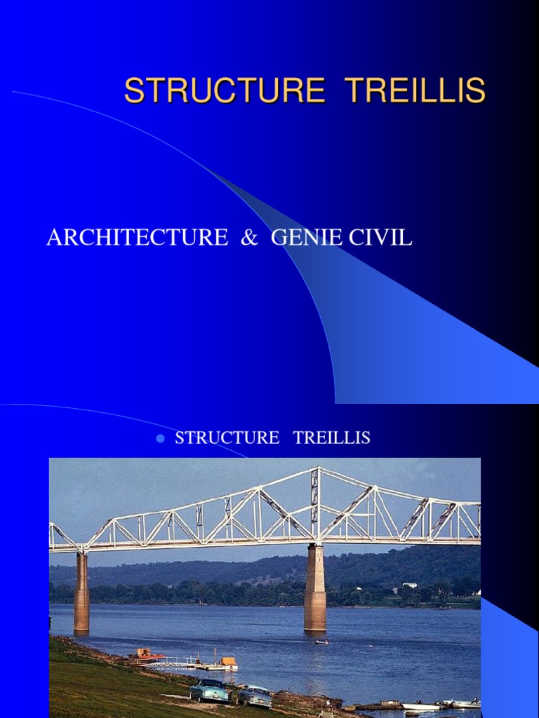 Structure Treillis | PDF | Truss | Transport Buildings And Structures