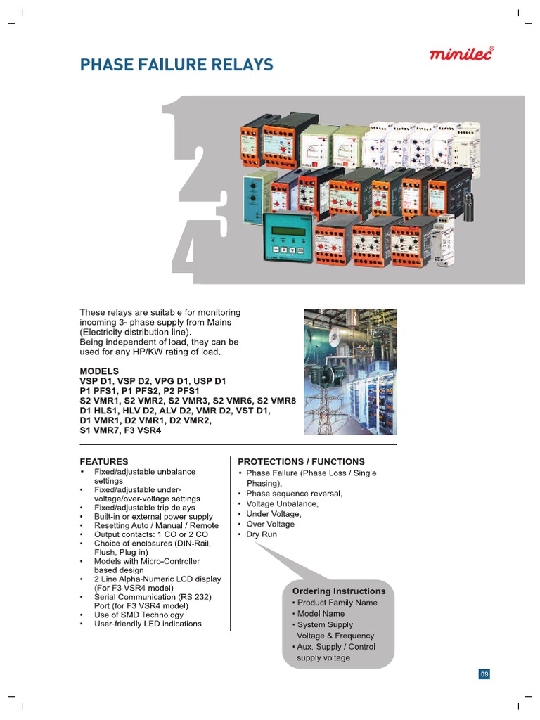 Phase Failure Relays PDF | PDF