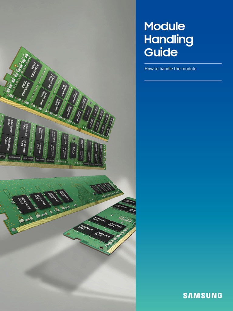 Samsung DRAM Module Handling Guide - 1128 - 10090119049407 PDF | PDF ...