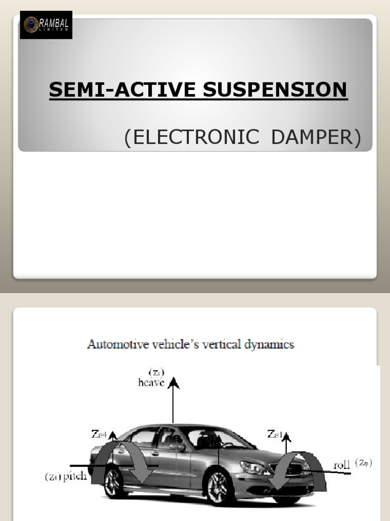 Electronic Damper | PDF | Transportation Engineering | Automotive ...