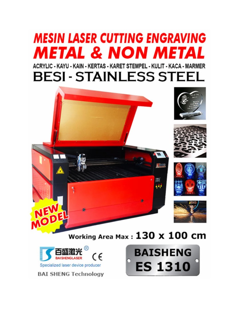 Brosur & Spesifikasi Mesin Laser Cutting Grafir Metal Plat BSL - 2513 (Luthfi - 01.2015.1.04897 ...