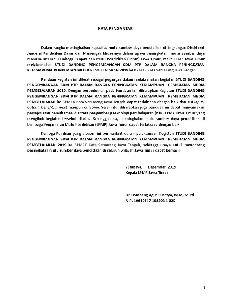 PANDUAN Study Banding | PDF | Karier & Perkembangan | Bisnis