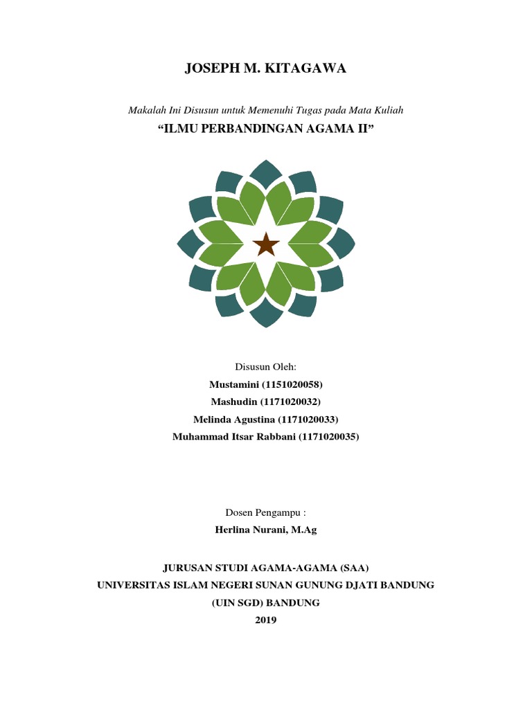 Makalah Joseph M Kitagawa | PDF