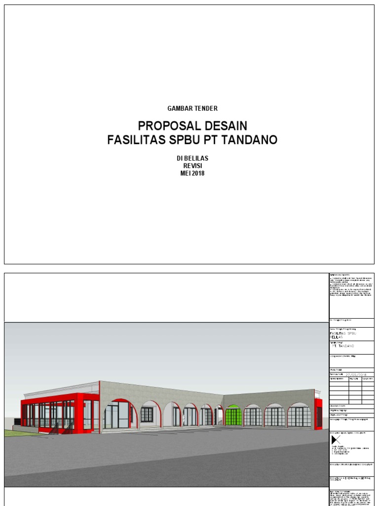 Desain Spbu | PDF