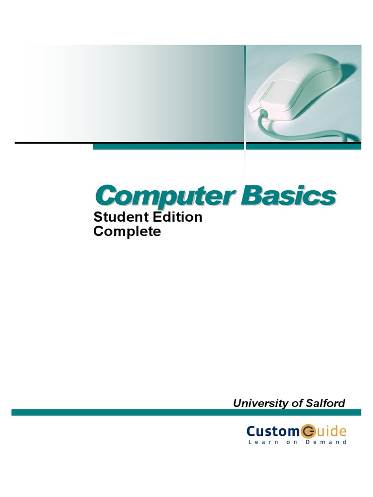 Computer Basics PDF | PDF | Computer File | Input/Output