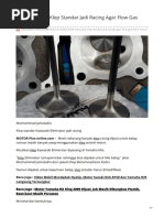 30 Ukuran Stang Seher Semua Motor Dan Cara Meng | PDF