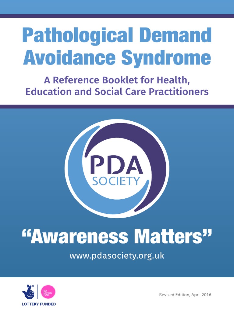 Pda Awareness Matters Booklet 2016 Revised Edition Web Version | PDF ...