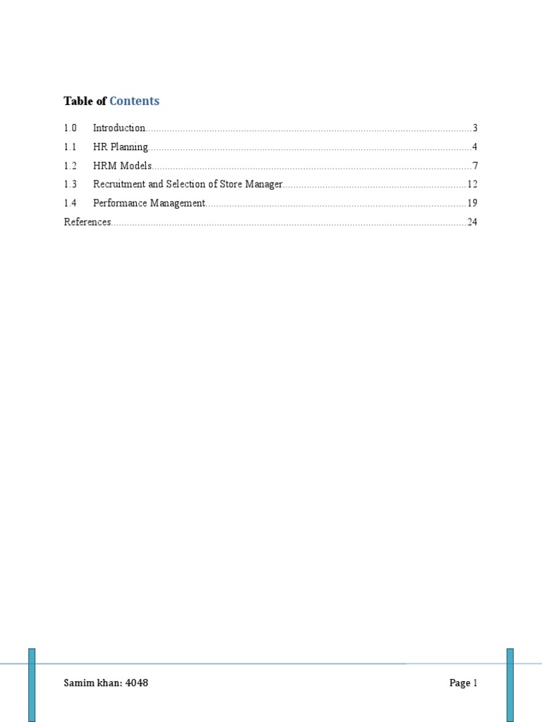 Human Resource Planning For Tesco in For | PDF | Performance Appraisal ...